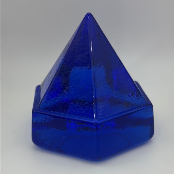 Art | Vintage Ship Deck Prism Cobalt Blue Hexagonal Pyramid Glass ...